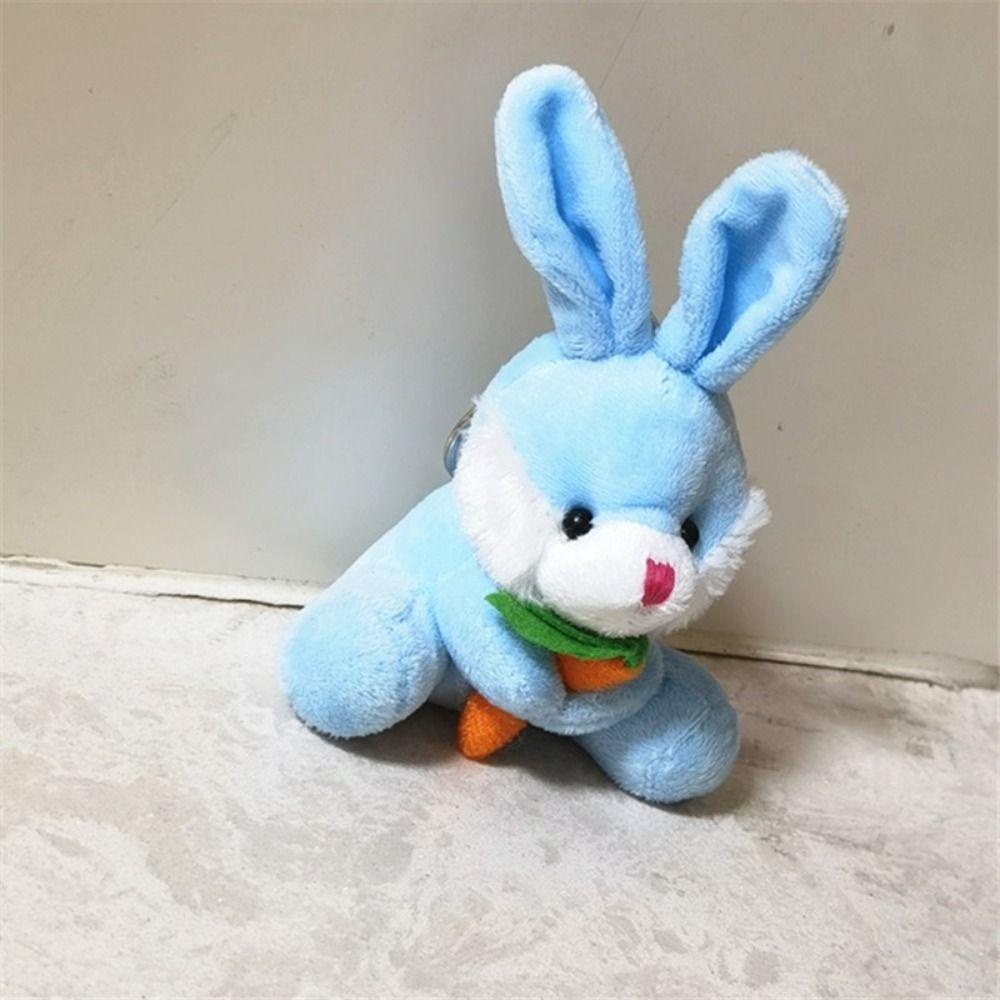Cheap Plush Toys Car Keys Ring Cute Plush Doll Keychain Bunny Key ...