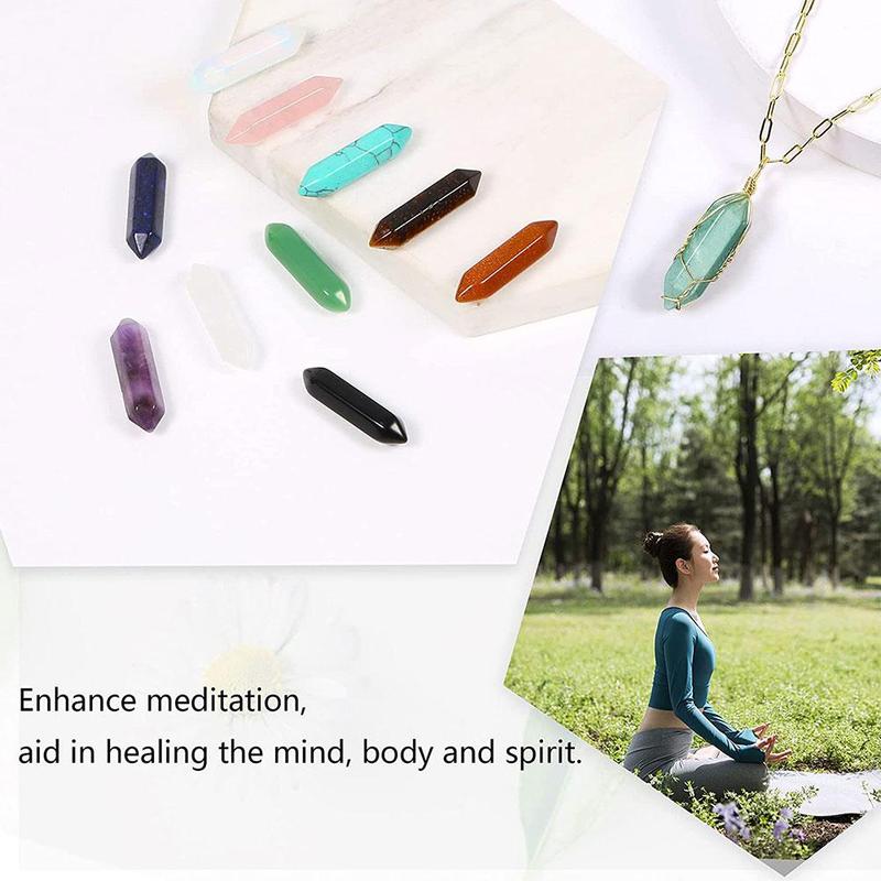 Buy 14pcs Seven Chakra Energy Healing Stone Combination Set Natural ...