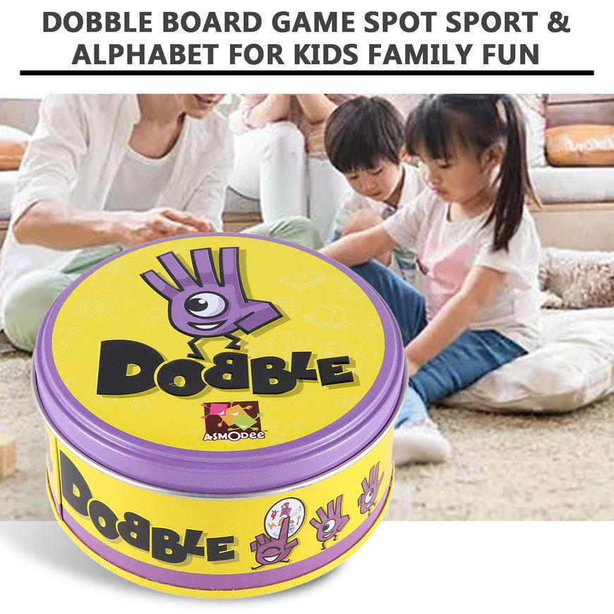 Buy Daily DOBBLE Board Game Spot Sport & Alphabet for Kids Family Fun ...