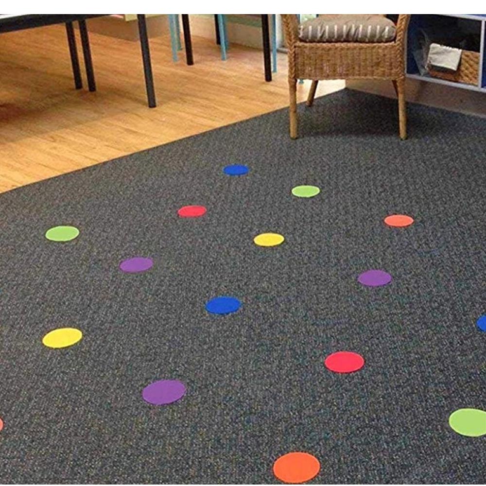 Buy 30pieces Teaching Mats Sit Floor Round School Classroom Dots Carpet ...