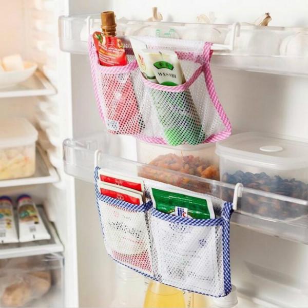 Buy Kitchen Refrigerator Hanging Storage Bag Food Organizer Fridge ...