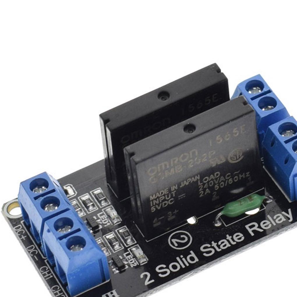 5V DC Solid-state Relay Module 1/2/4 Channel Control Modules 240V 2A ...