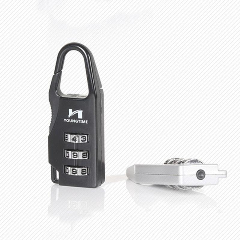 Buy Security 3 Combination Travel Suitcase Luggage Bag Code Lock Zipper ...