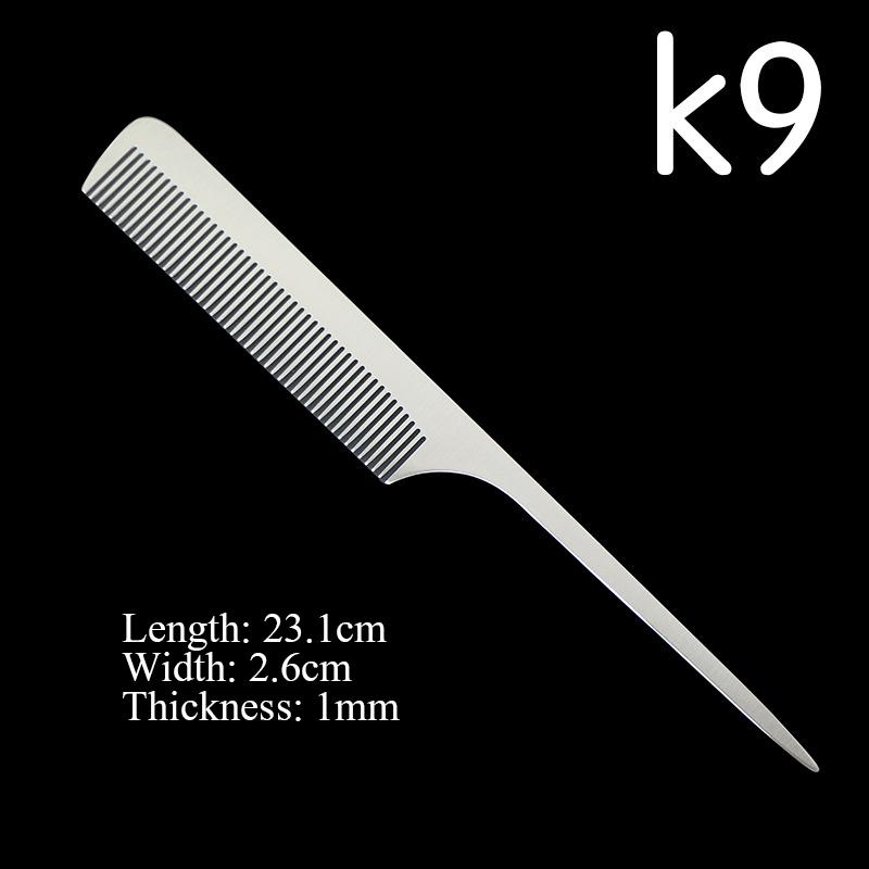 Buy Stainless Steel Hair Combs Anti Static Professional Salon Styling ...