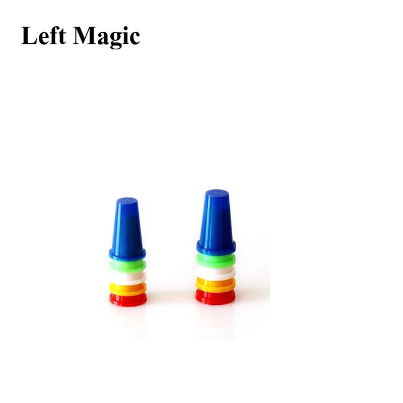 Magic fingertip finger stall colorful thimble magic tricks cups prop ...