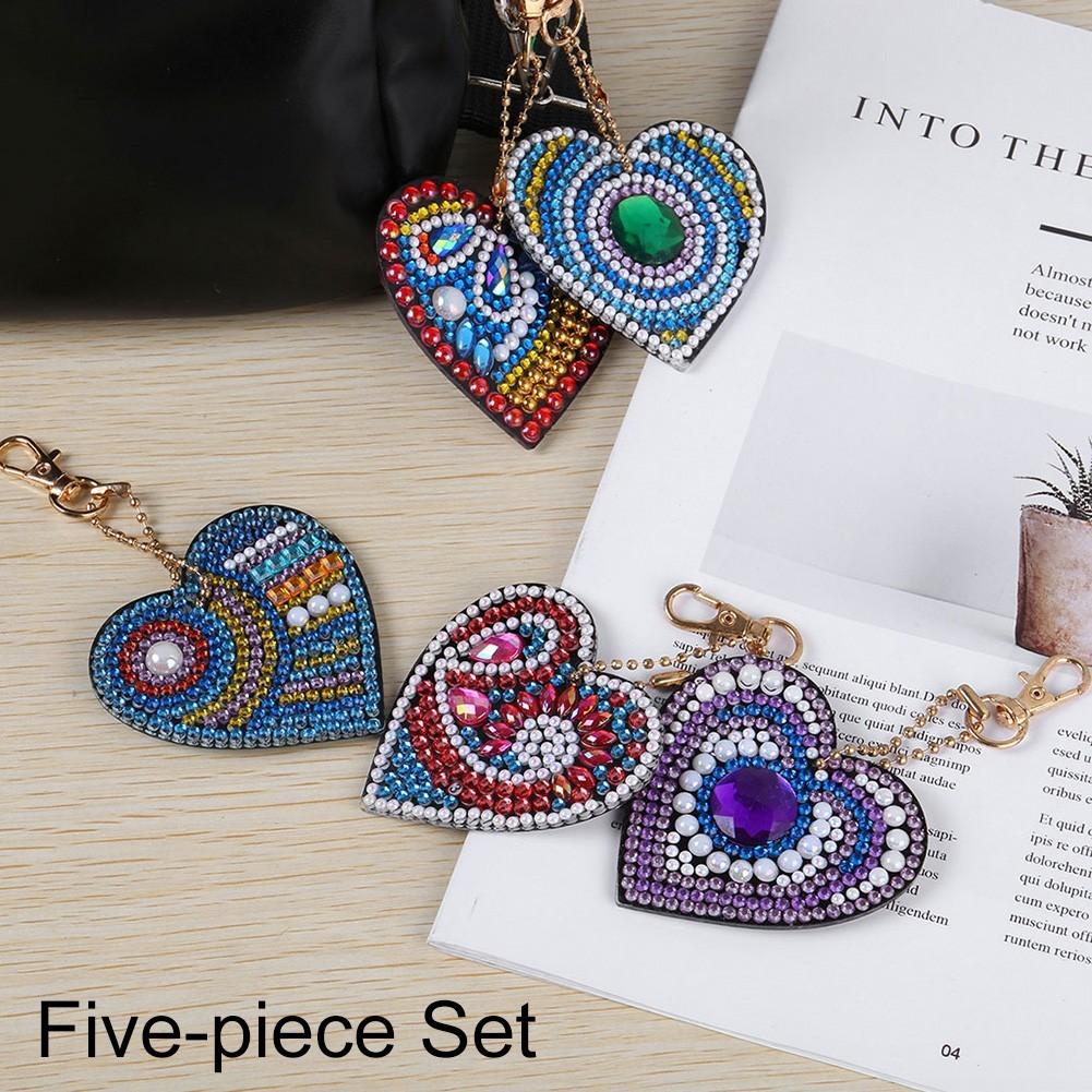Buy Art Diamond Key Chain Pendants 5D Decoration Drawing at affordable ...