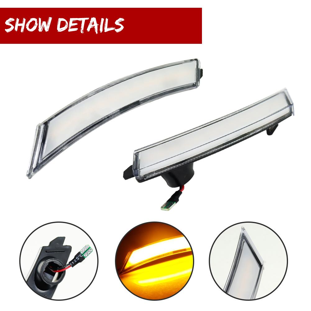 Grilles For Pontiac Solstice Smoked Amber LED Side Marker Lights For ...