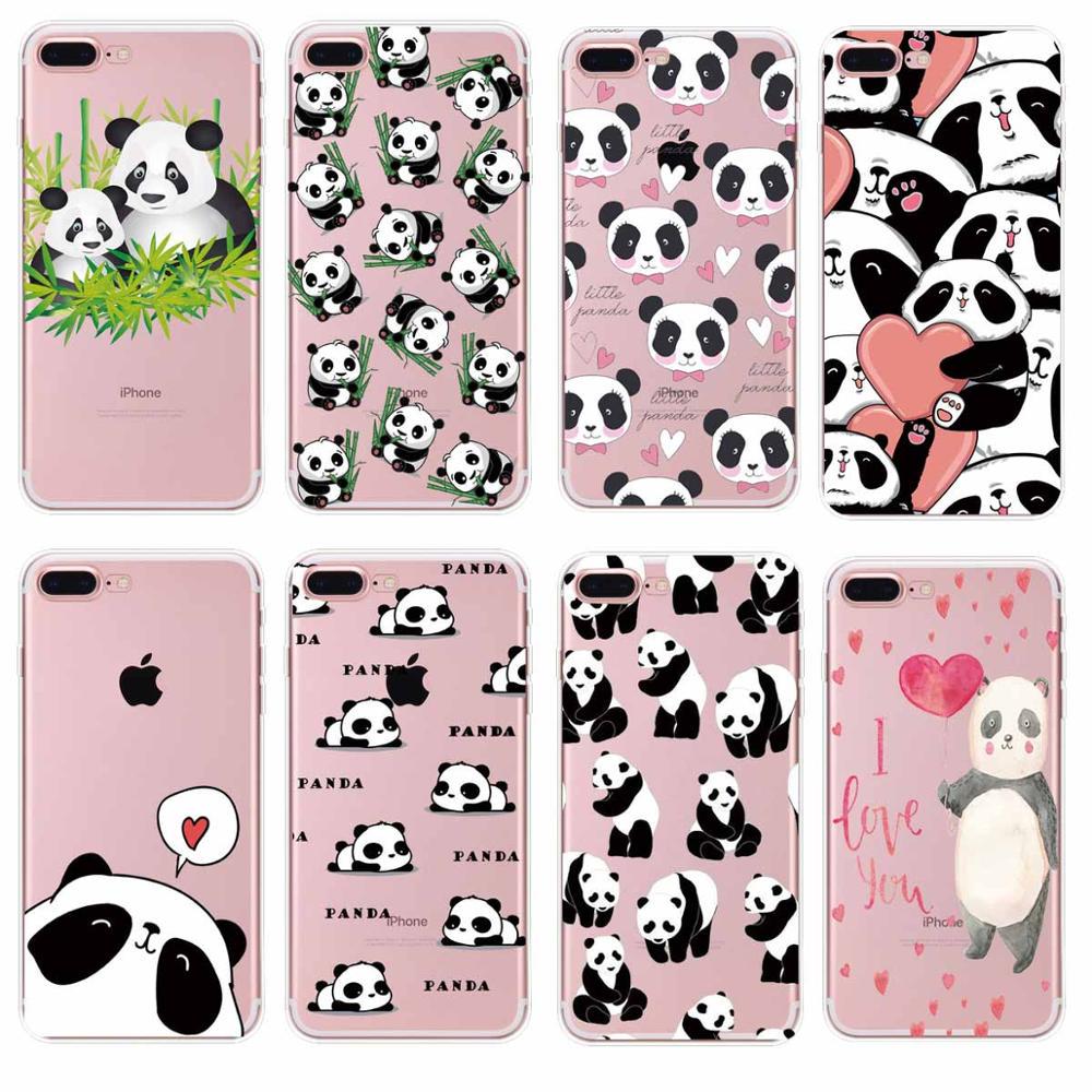 Buy Panda Painted Phone Case For Iphone XS Max X 8 7 6 Plus 5 5S Se ...
