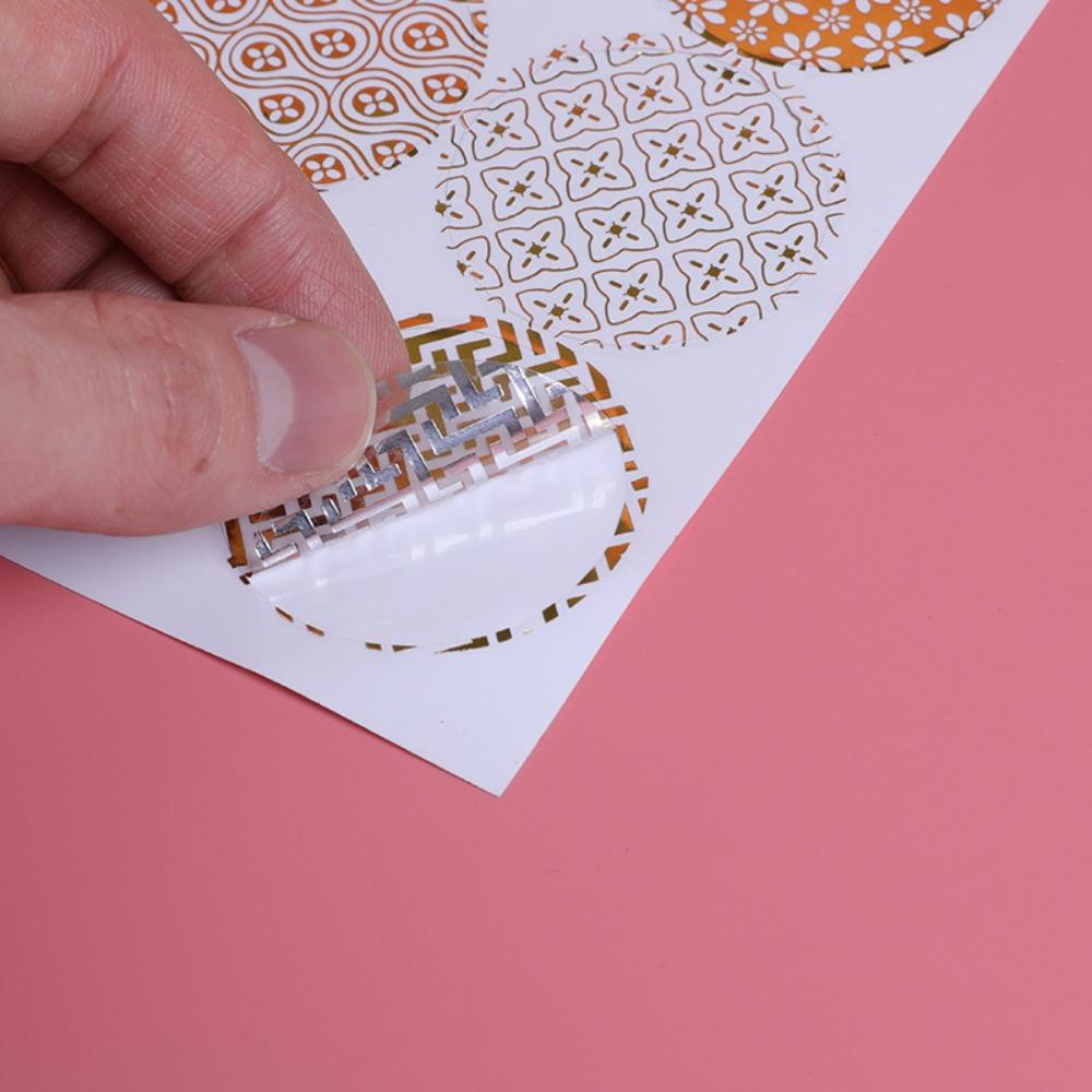 108PCS 9 Patterns Circle Stickers 12 Sheets Packing Labels Pack Decor ...