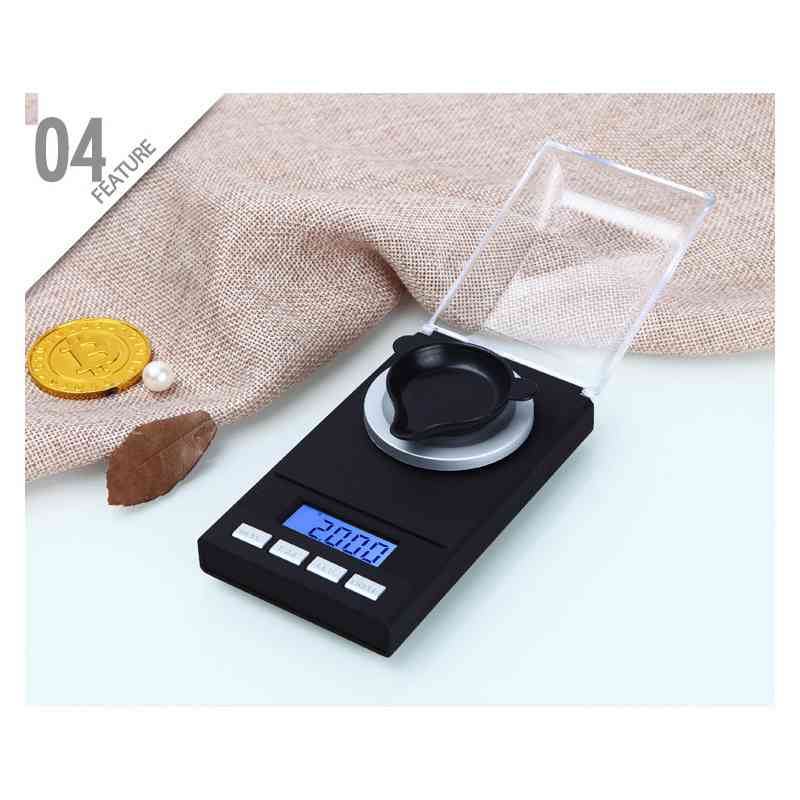 Buy Precision Pocket Jewelry Scale Electronic Scale 0.001g Gold Carat ...