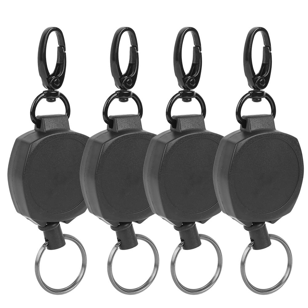 Cheap 4pcs Hiking Camping Anti‑Lost Retractable Key Ring Anti‑Theft ...
