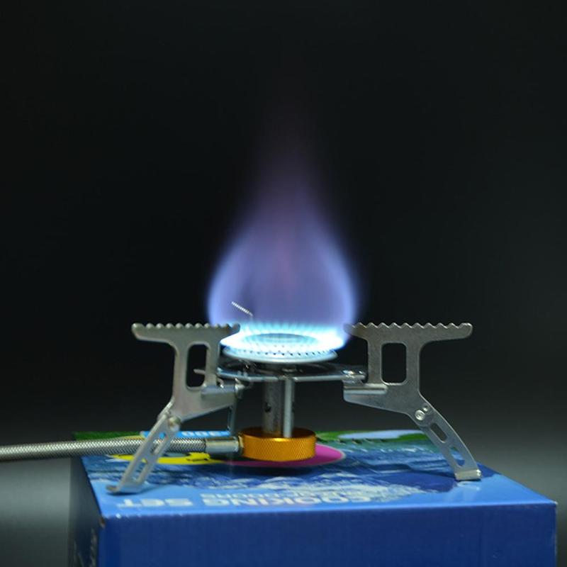 Buy Outdoor Gas Stove Camping Gas Burner Folding Electronic Stoves ...