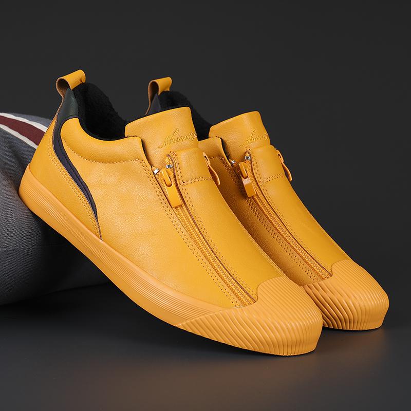 Buy Valstone Winter High-top Men Shoes Casual Plush Warm Lined Male ...