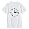 Buy Men Tshirt Funny Math Clock Graphic Tshirts Summer Casual Loose ...