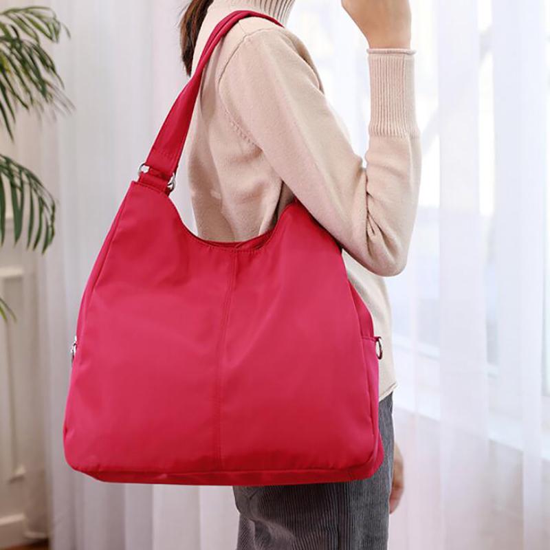 Buy Autumn and Winter Women's Bag Simple Nylon Cloth Waterproof Bag ...