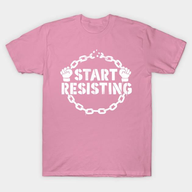 Buy T Shirt Women Start Resisting Harajuku Print Kawaii Tshirt Summer ...