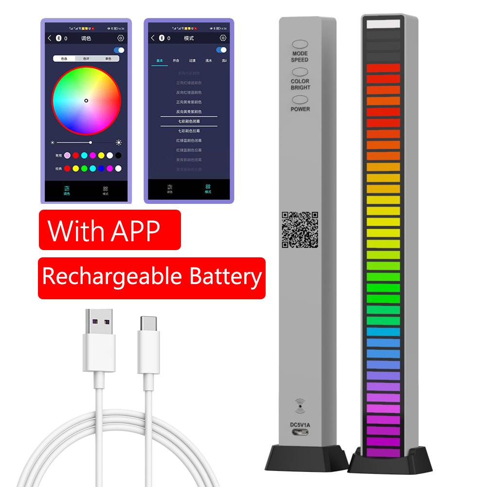 Buy Rhythm Light Rechargeable RGB 40 LED Voice-Activated Pickup Rhythm ...