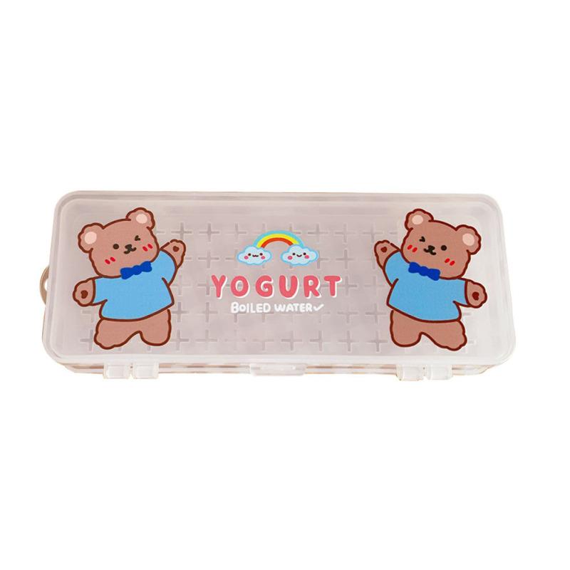 Buy Double Layer Pencil Case Large Capacity School Pencil Box ...
