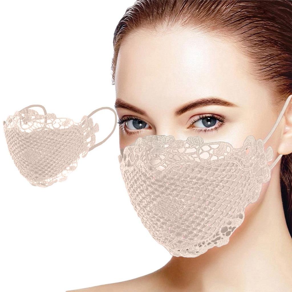 Cheap Jonathan Delicate Lace Applique Washable and Reusable Mouth Face ...