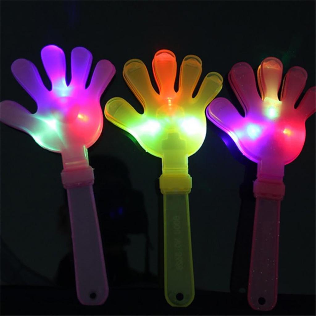 Cheap 24cm Portable Palm Shape Plastic Luminous Pat Light Up Party ...