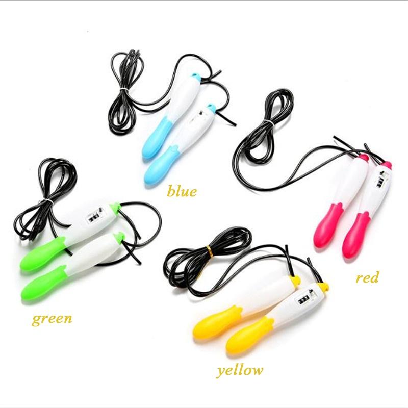 Buy Fast Speed Counting Jump Skip Rope Skipping Wire Jump Ropes with ...