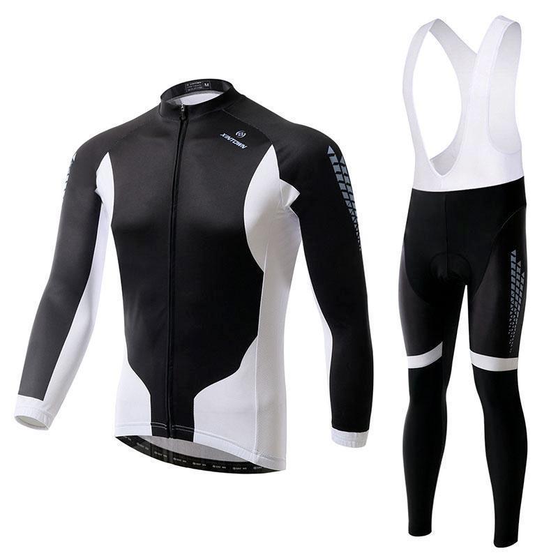 Buy Breathable Riding Bicycle Cycling Clothing Set Bib Pants Long ...