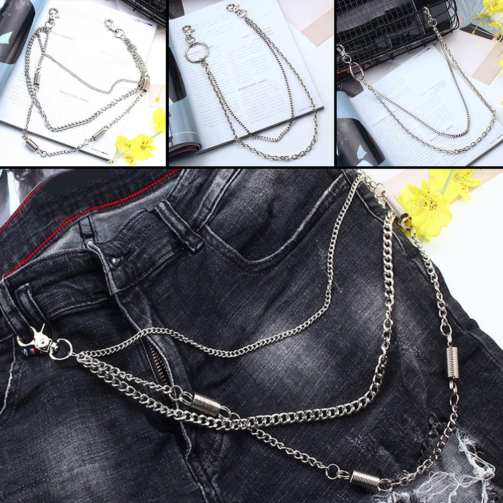 Buy Cool Metal Wallet Chain Punk Hook Trousers Pant Waist Link Belt ...