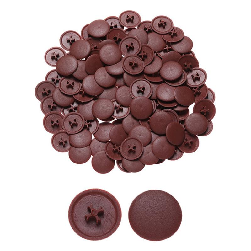 Buy 100Pcs Exterior Plastic Screw Caps Snap Buttons Furniture Self ...