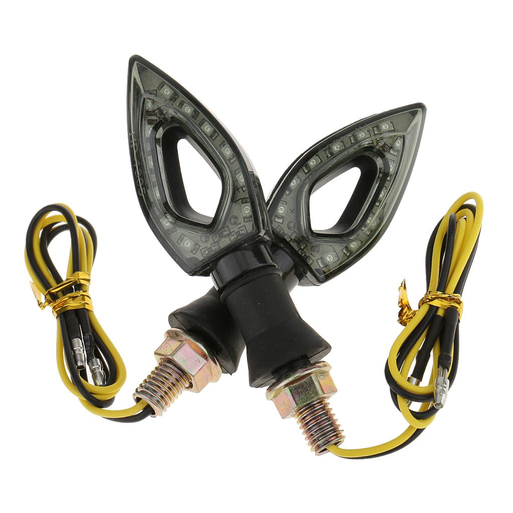 Buy Triangle Amber 12 LED Front/Rear Turn Signal Blinker Lights For ...