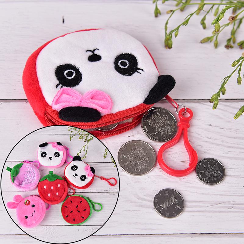 Buy Colour Cartoon Coin Purses Children Purse Plush Coins Pouch Zero ...