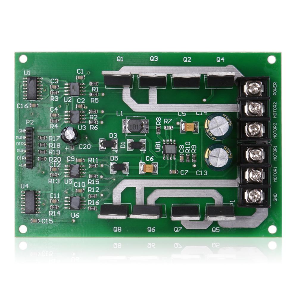Dual Motor Driver Module Board H-bridge DC MOSFET IRF3205 3-36V 10A Peak30A uygun fiyatlı satın ...
