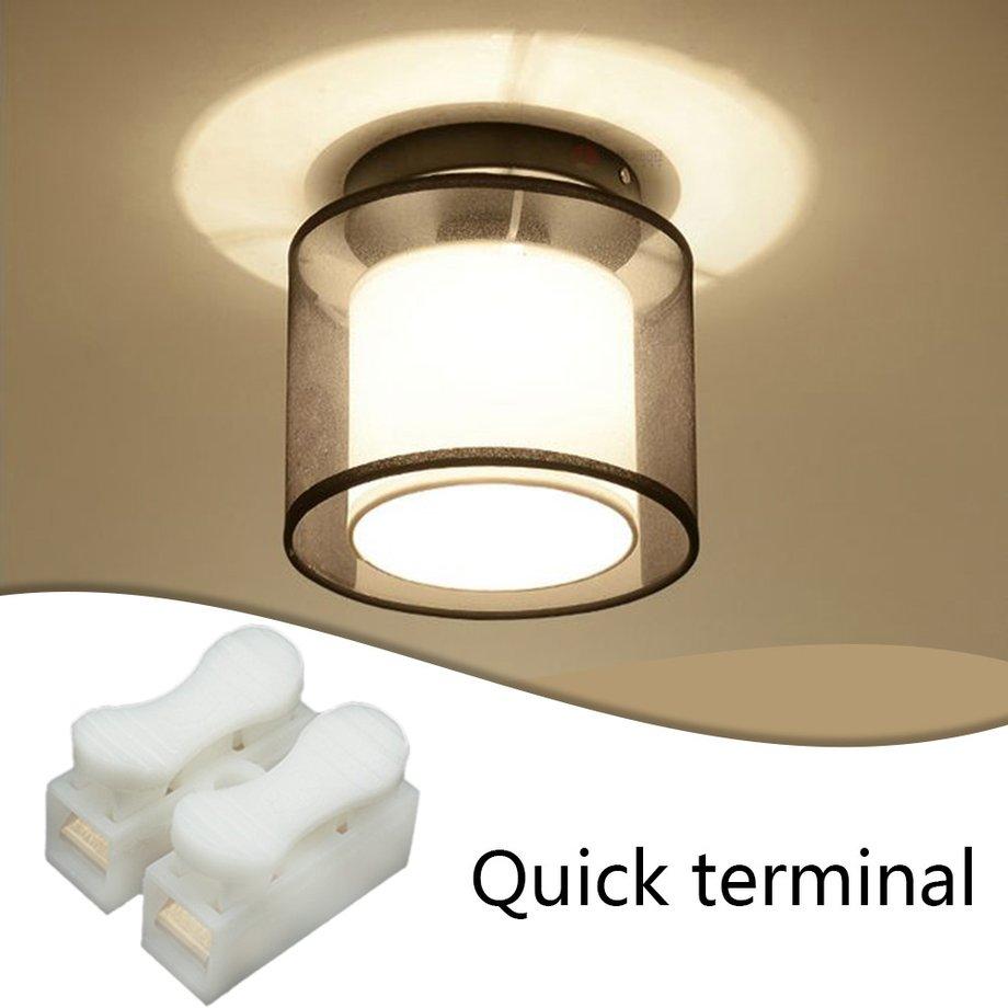 Buy LCTE CH-2 Ceiling Light Dedicated Fast Wiring Terminals Self ...
