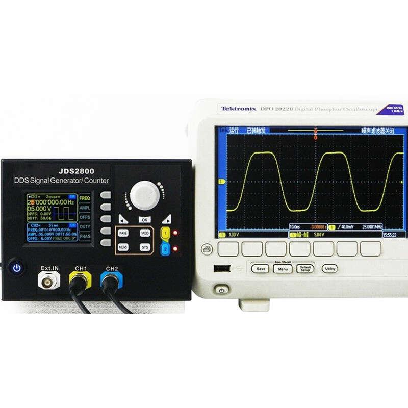 Buy Jds2800 15Mhz Dual-Channel Dds Function Signal Generator Ac100-240V ...