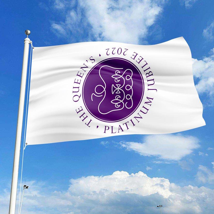 Buy Flag Elizabeth II The Queen's Platinum Jubilee 70th Anniversary ...