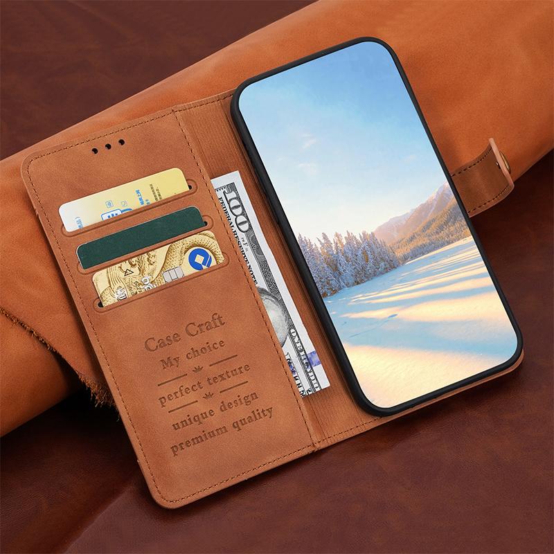 Luxury Retro Craft Note Book Phone Leather Wallet Case For iPhone 13 ...