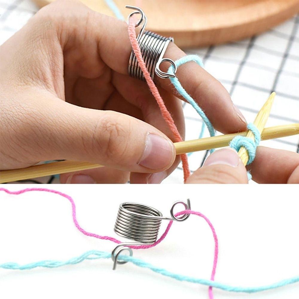 1 Pc Practical Yarn Spring Guides Metal Braided Knuckle Assistant ...