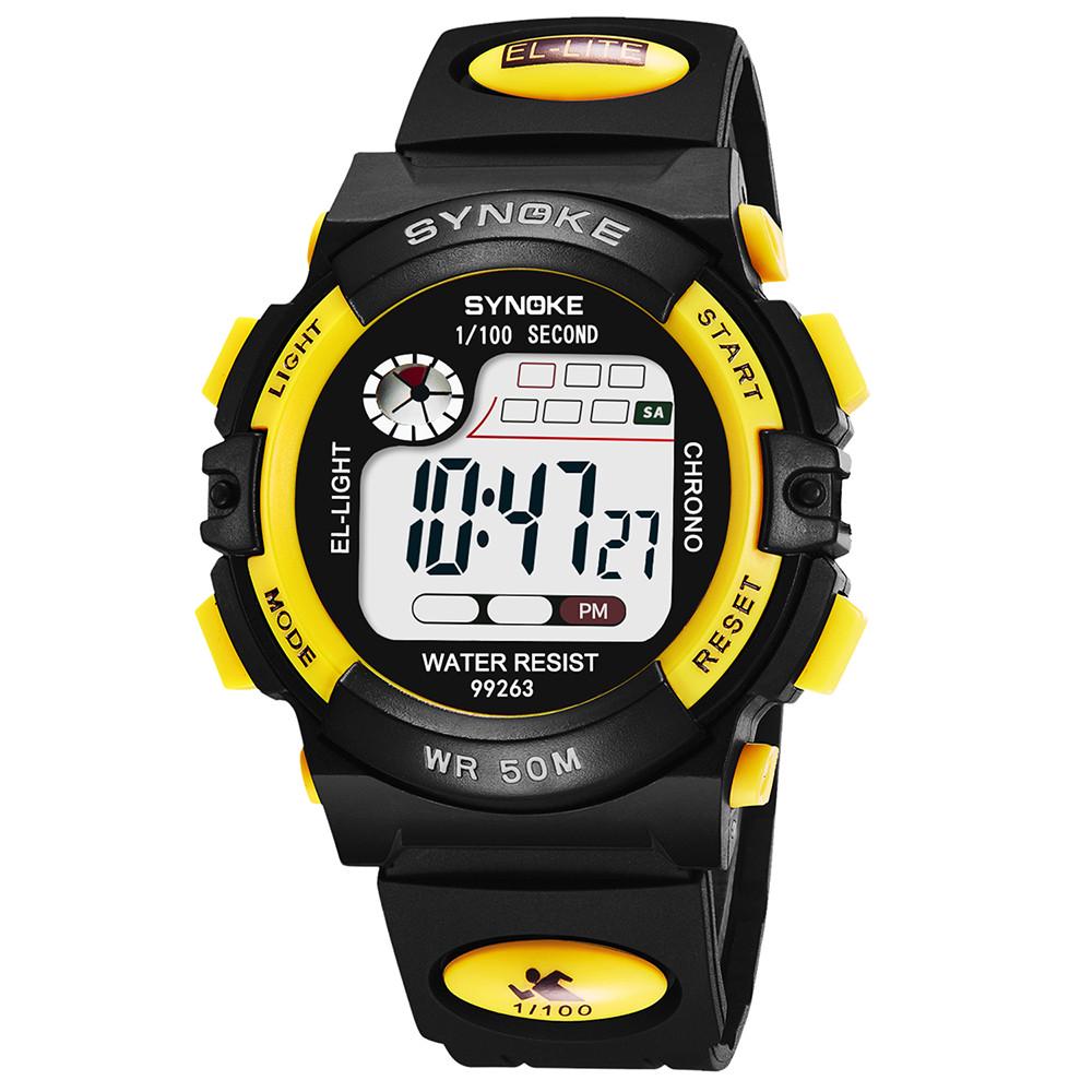 Buy SYNOKE Multi-Function 50M Waterproof Watch LED Digital Double at ...