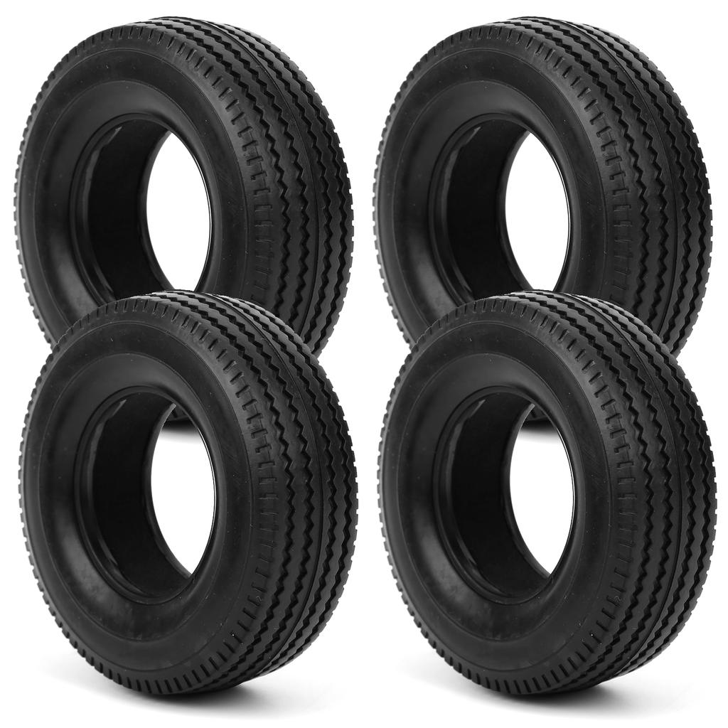 Buy 4Pcs Rc Small Rubber Tyres Wheel Tires For Tractor Trucks 1/14 ...