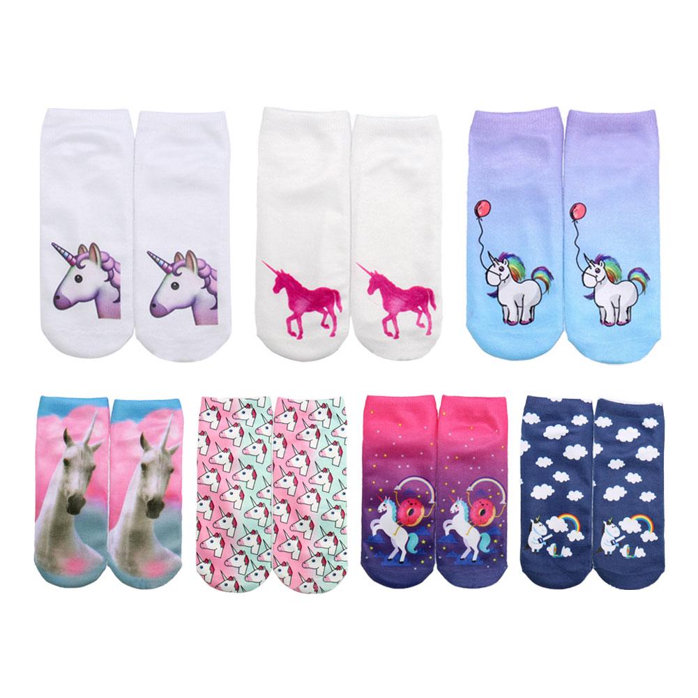 Buy Women Cute Socks Digital Printed Pattern Socks for Girls Ladies at ...