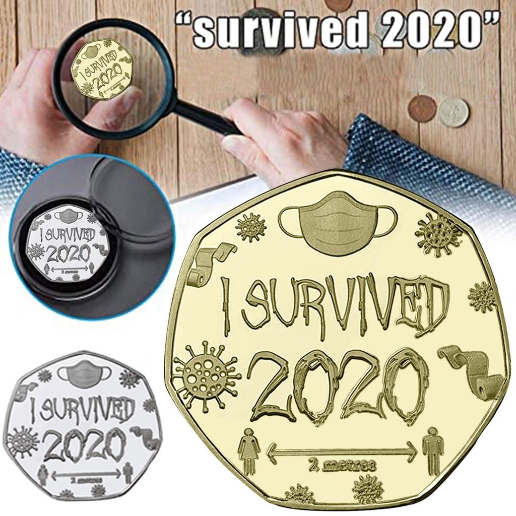 2020 Survivors Commemorative Coin Double-sided Commemorative Coin uygun ...