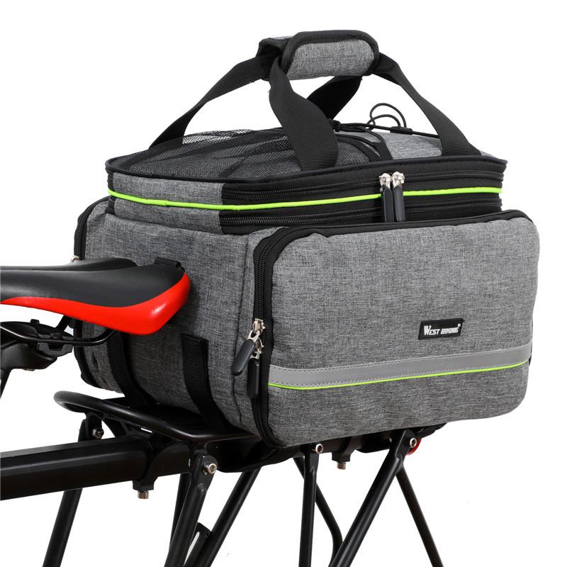 Kjøp Bicycle Trunk Bag Large Capacity Bike Carrier Bag Luggage Pannier ...