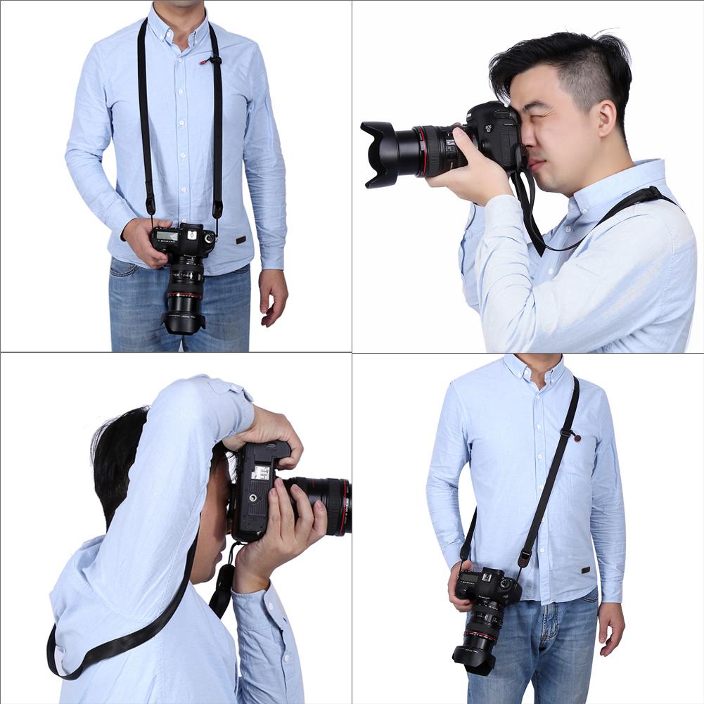Buy Black Adjustable Camera Shoulder Strap Sling With Quick Release ...