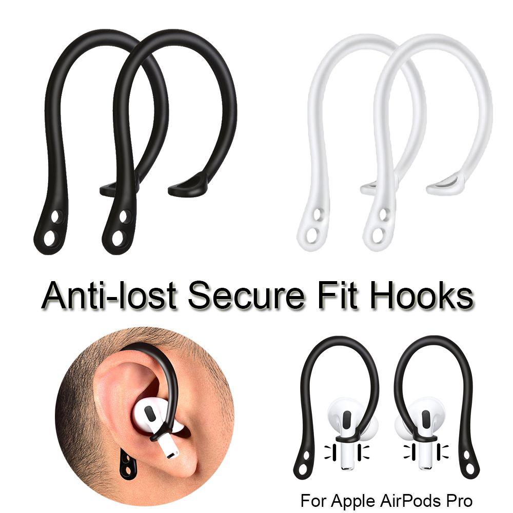 Silicone Sports Anti-lost Hook Protector Earphones Holder Protective ...