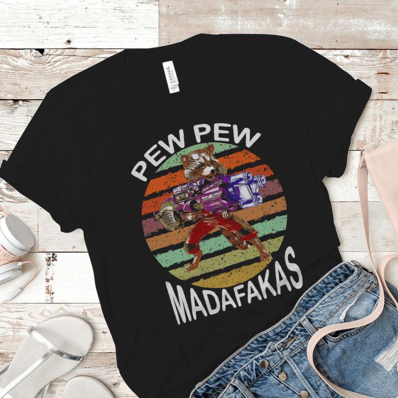 Pew Pew Mf T-shirts Black Summer Men T-Shirt Print Shirts O-Neck Short ...