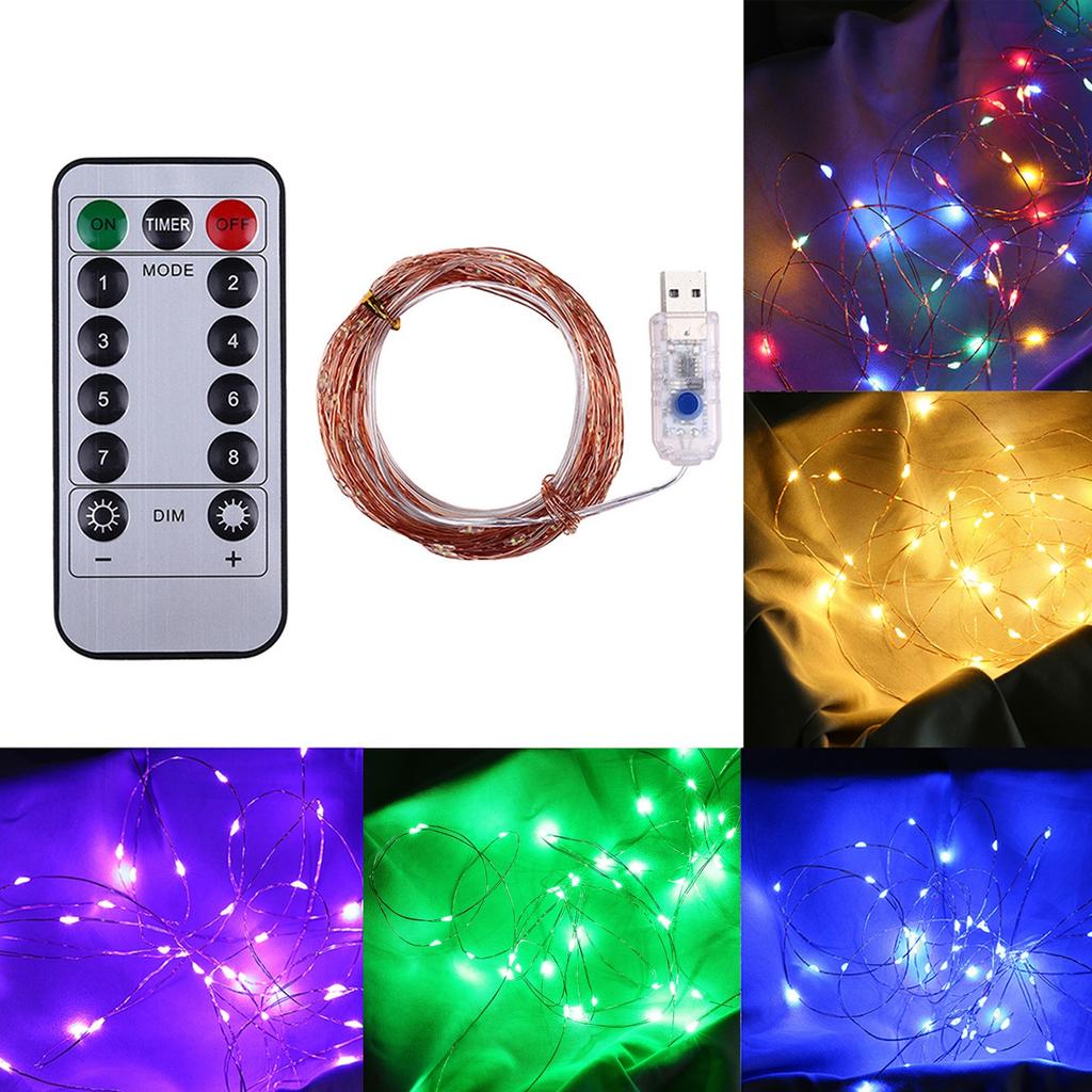 Cheap Gypsophila String Lights 50 LED 16 FT Christmas Lights USB ...