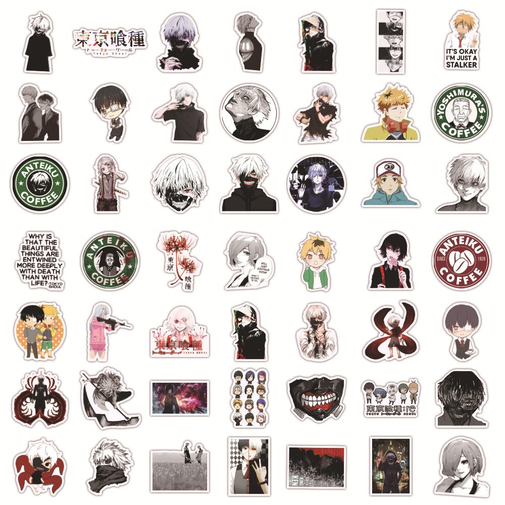 Buy 10/25PCS Tokyo Ghoul Stickers Cartoon Graffiti Stickers for DIY ...