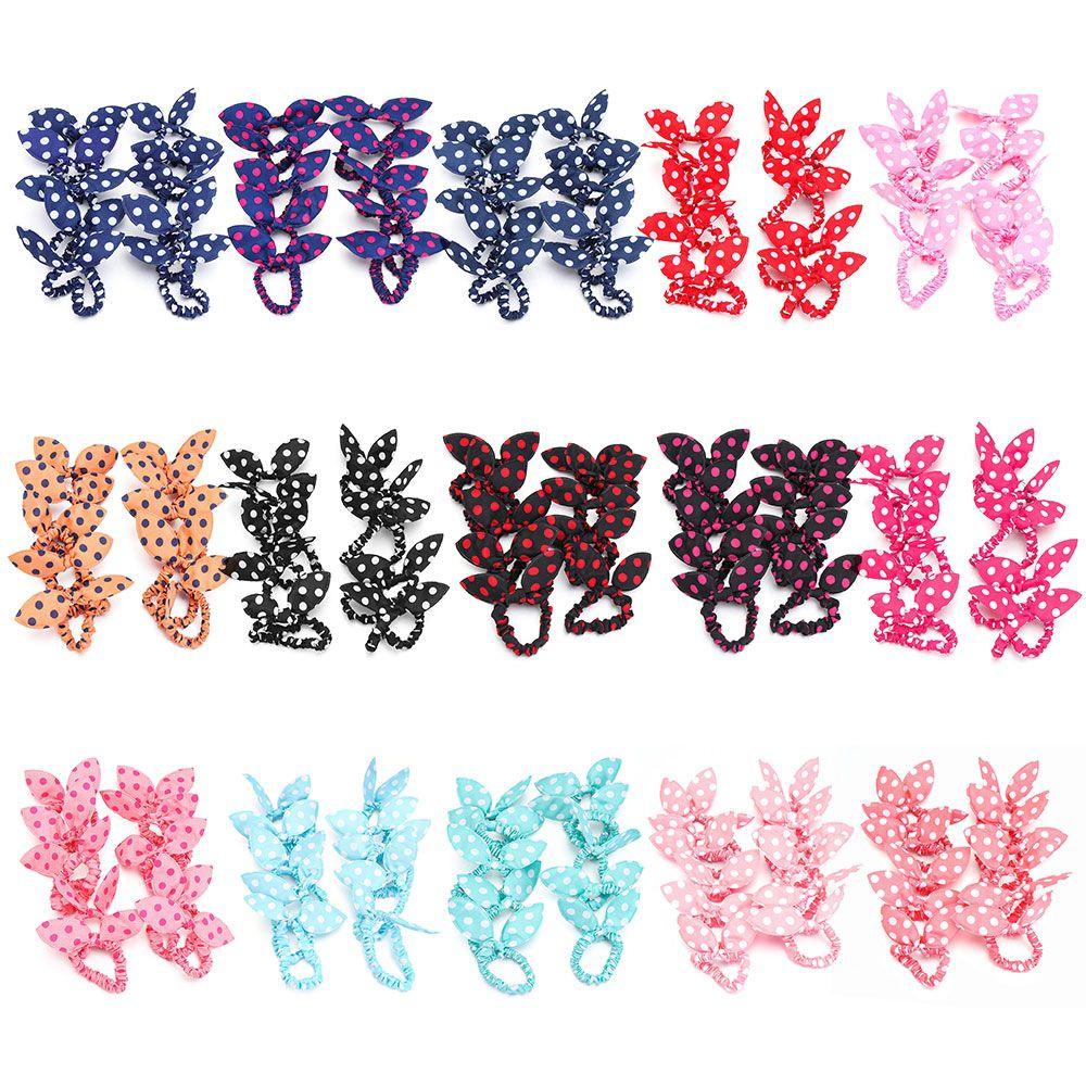 Cheap Cute Bunny Ear Hair Ring Elastic Hair Accessories Rubber Band ...