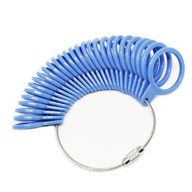 Jewellery Tools Ring US Size Plastic Finger Measure Meter Ring Mass Set ...