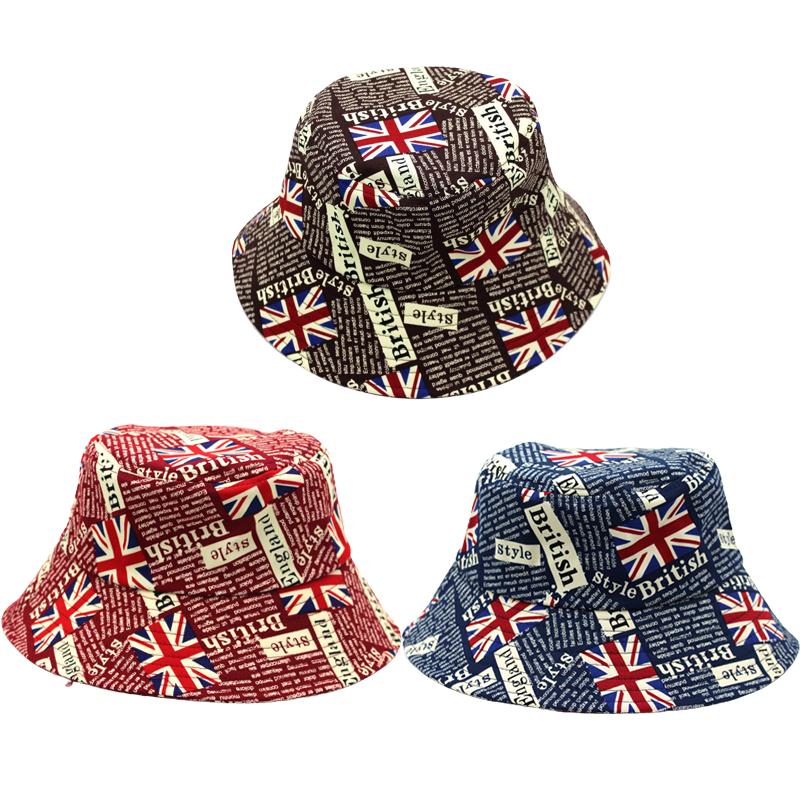 Buy Union Jack Unisex Reversible Bucket Hat Queen Of England Simple ...