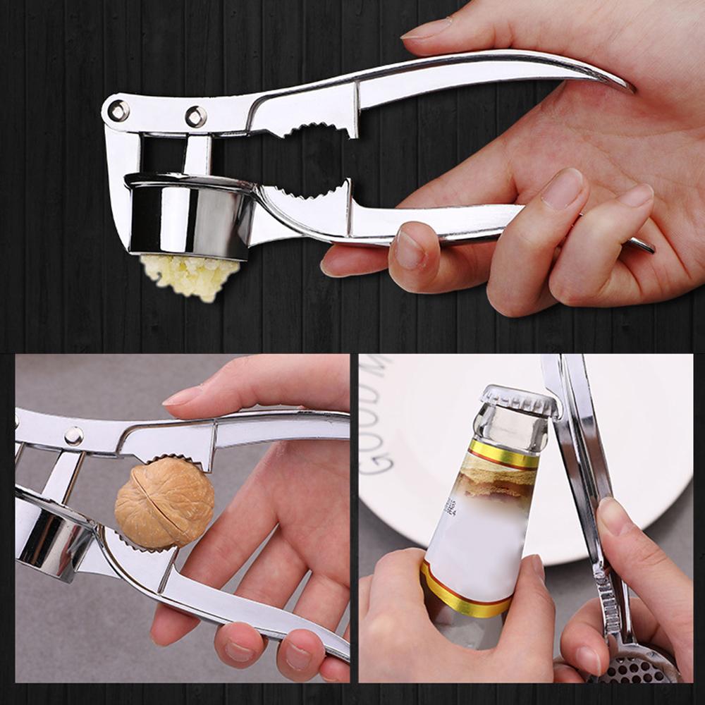Satın alın Garlic Press Mincer Multi-Function Garlic Press & Nut Opener ...